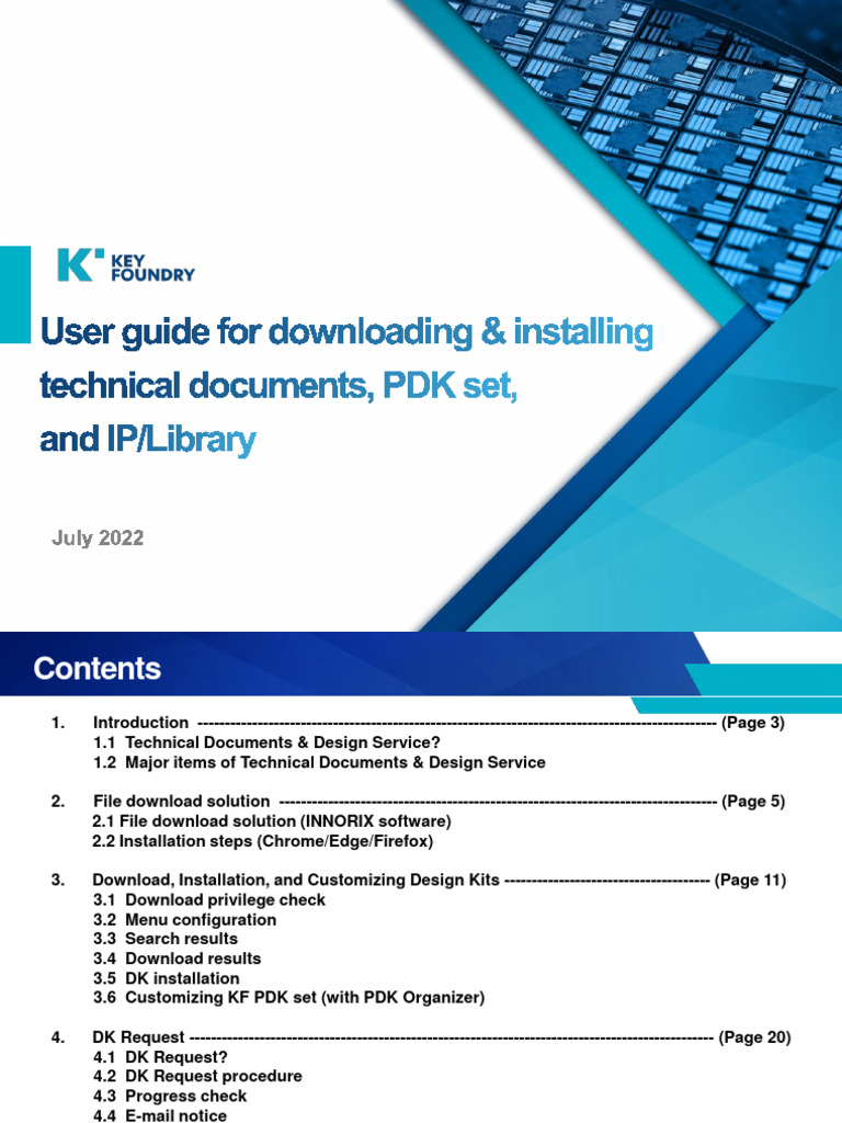 I-Foundry Technical Documents Design Service - Jul 2022 (Eng) | PDF | Mixed Signal Integrated ...