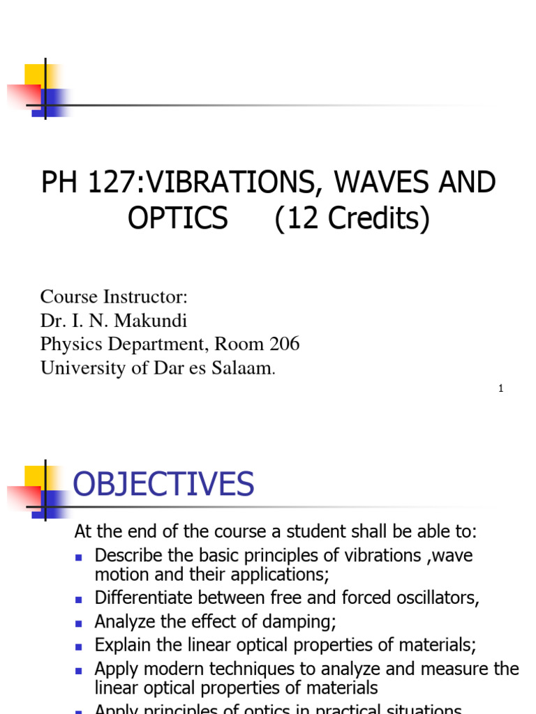 PH127 Lectures Nov. 2022 4 | PDF | Oscillation | Damping