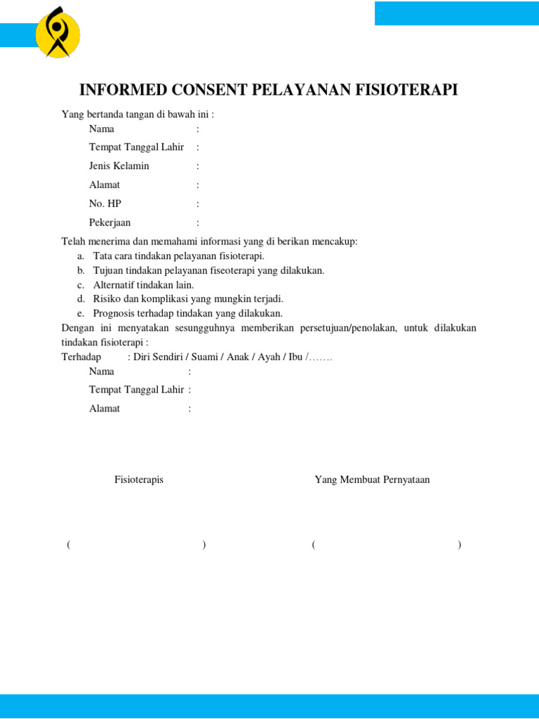 Informed Consent | PDF | Kesehatan Holistik