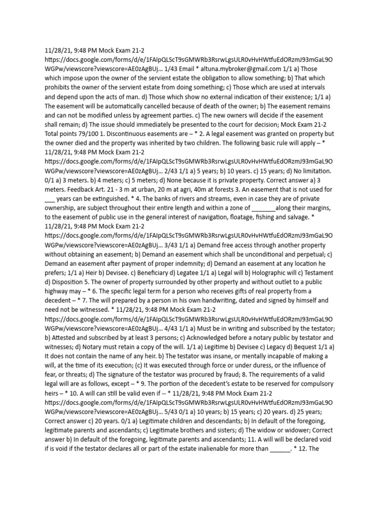 REE REB REC 2023 Final | PDF | Present Value | Will And Testament