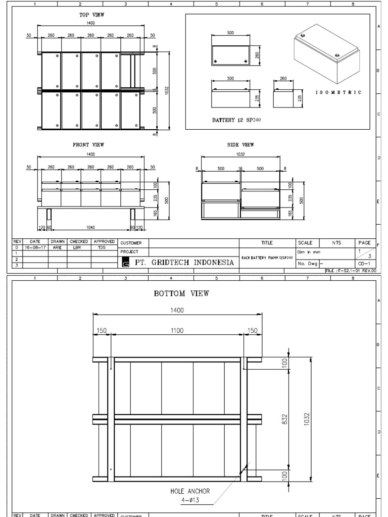 Rack Battery Fiamm 12sp240 | PDF