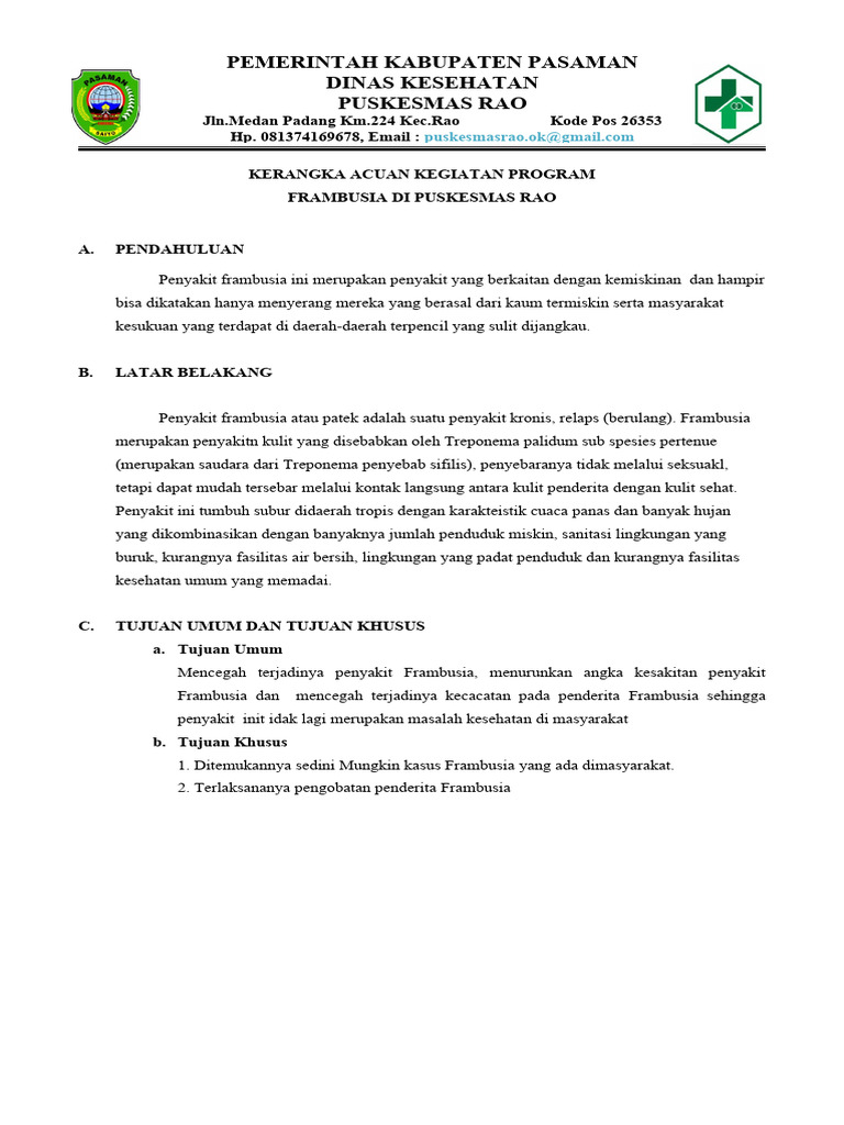 Kak Program Frambusia Oke | PDF