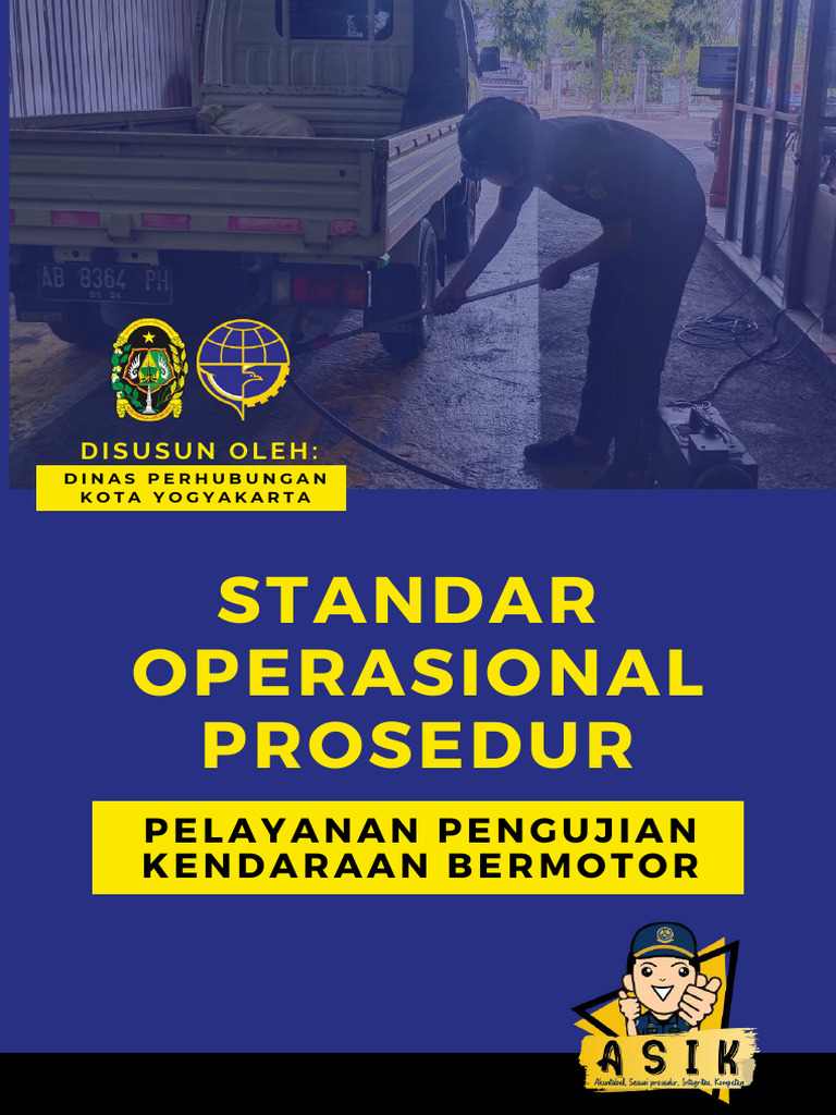 Sop Pengujian Kendaraan Bermotor 6360 | PDF