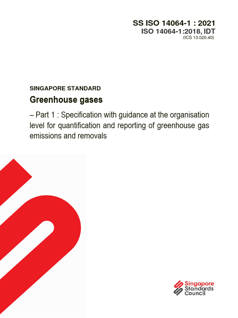 SS ISO 14064-1-2021 Preview | PDF | Climate Change Mitigation ...