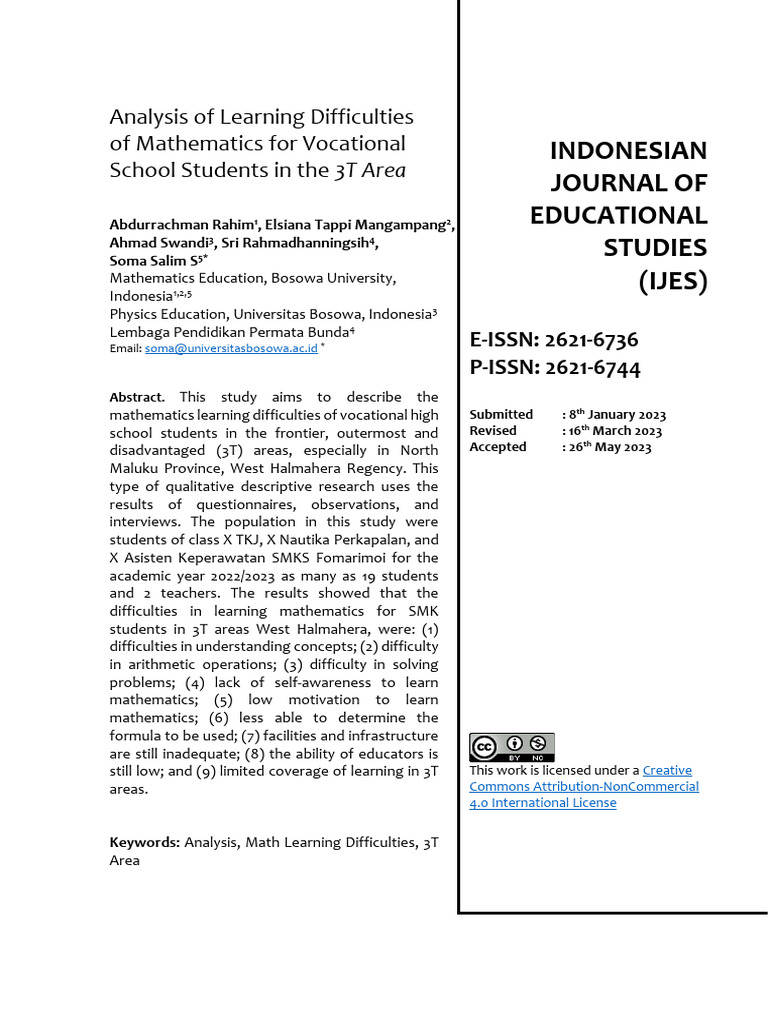 2 PB | PDF | Learning Disability | Teaching Mathematics