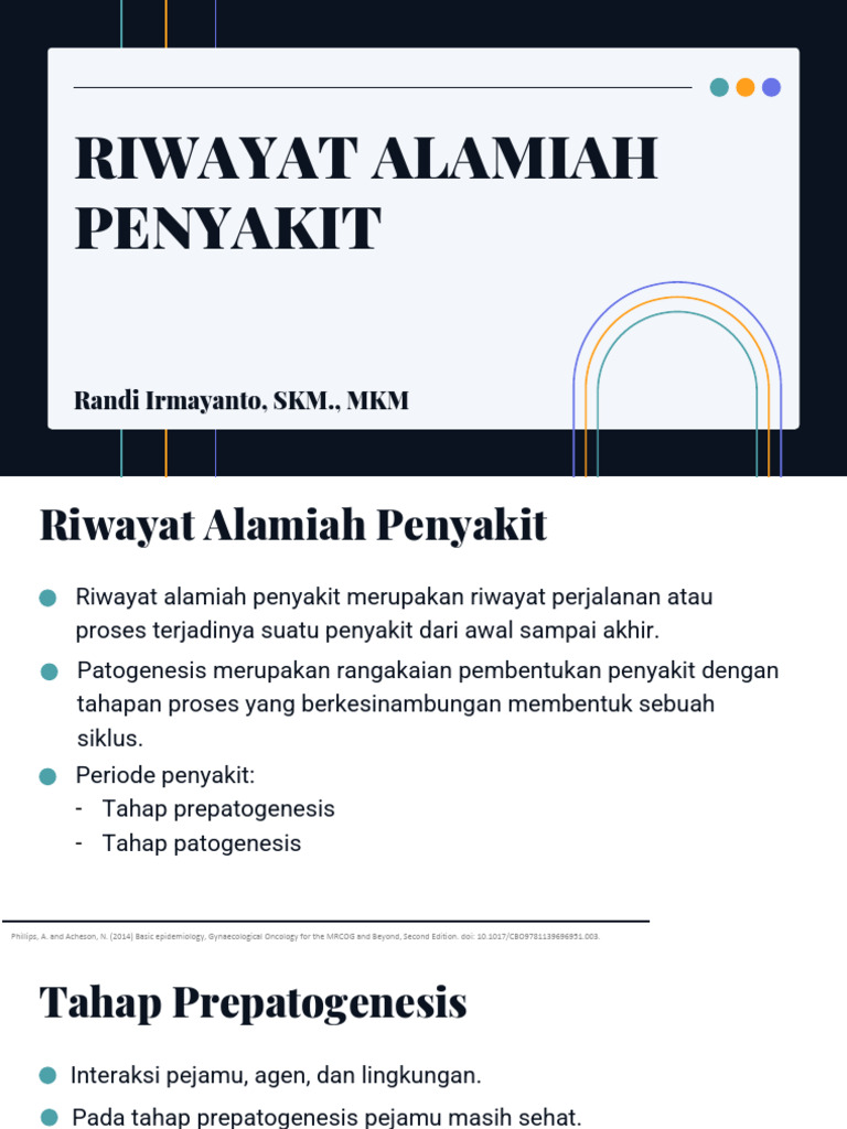 Riwayat Alamiah Penyakit | PDF | Pengembangan Diri | Kesehatan Holistik