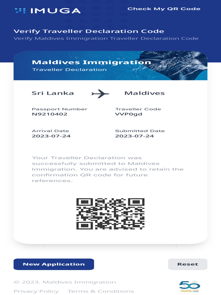 Imuga - Traveller Declaration | PDF