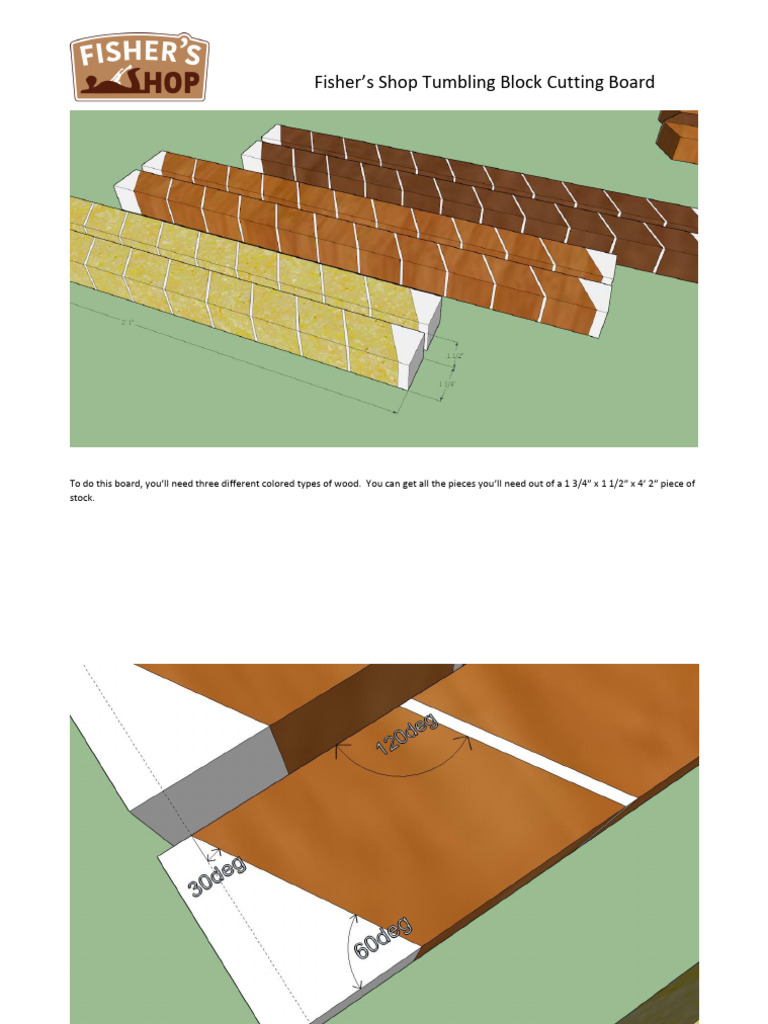 Fishers Shop Tumbling Block Board | PDF
