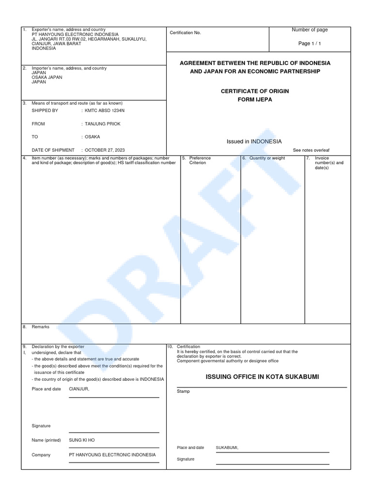 Ijepa Form | PDF | Economies | International Business