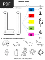 Actividades Letra L | PDF
