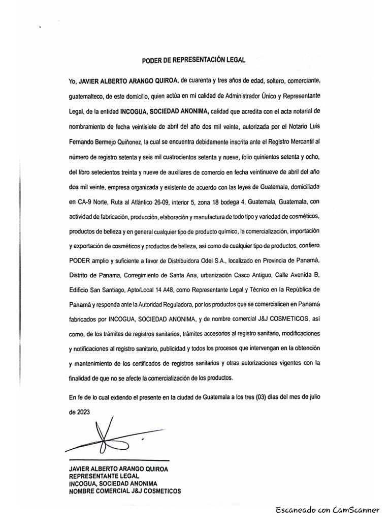 Poder Notarial | PDF