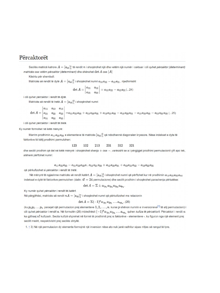 Leksioni NR 2 - Percaktoret | PDF