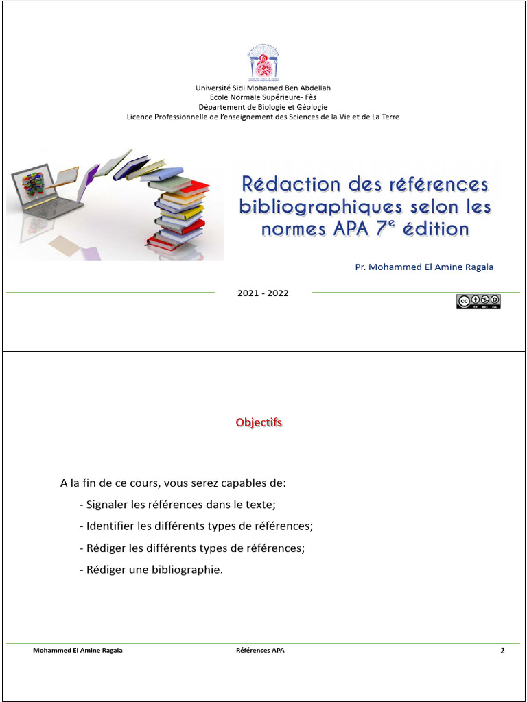 Guide sur les Références APA 7 | PDF | Internet | Internet et Web