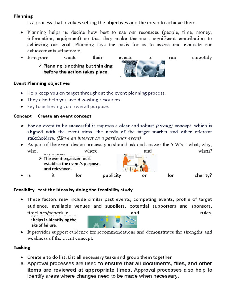 Planning Notes Final | PDF | Feasibility Study | Economies