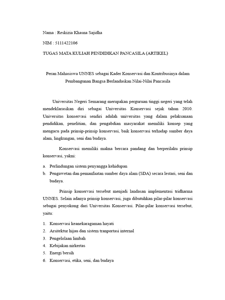 Tugas PP Artikel | PDF | Kesehatan Holistik