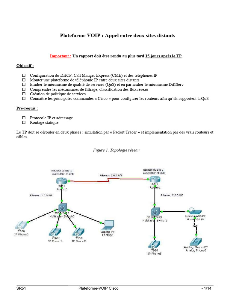tp2 Voip | PDF | Adresse IP | Voix sur IP
