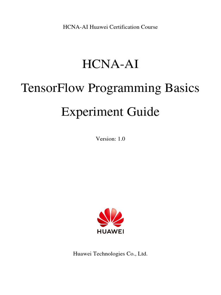 Tp2 Tensorflow Programming Basics Experiment Guide Pdf Matrix Mathematics Artificial