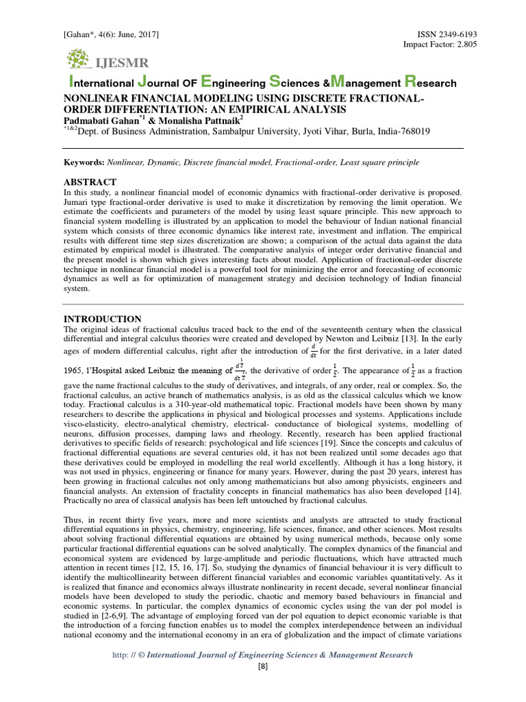 Original Research Papers | PDF | Calculus | Mathematics