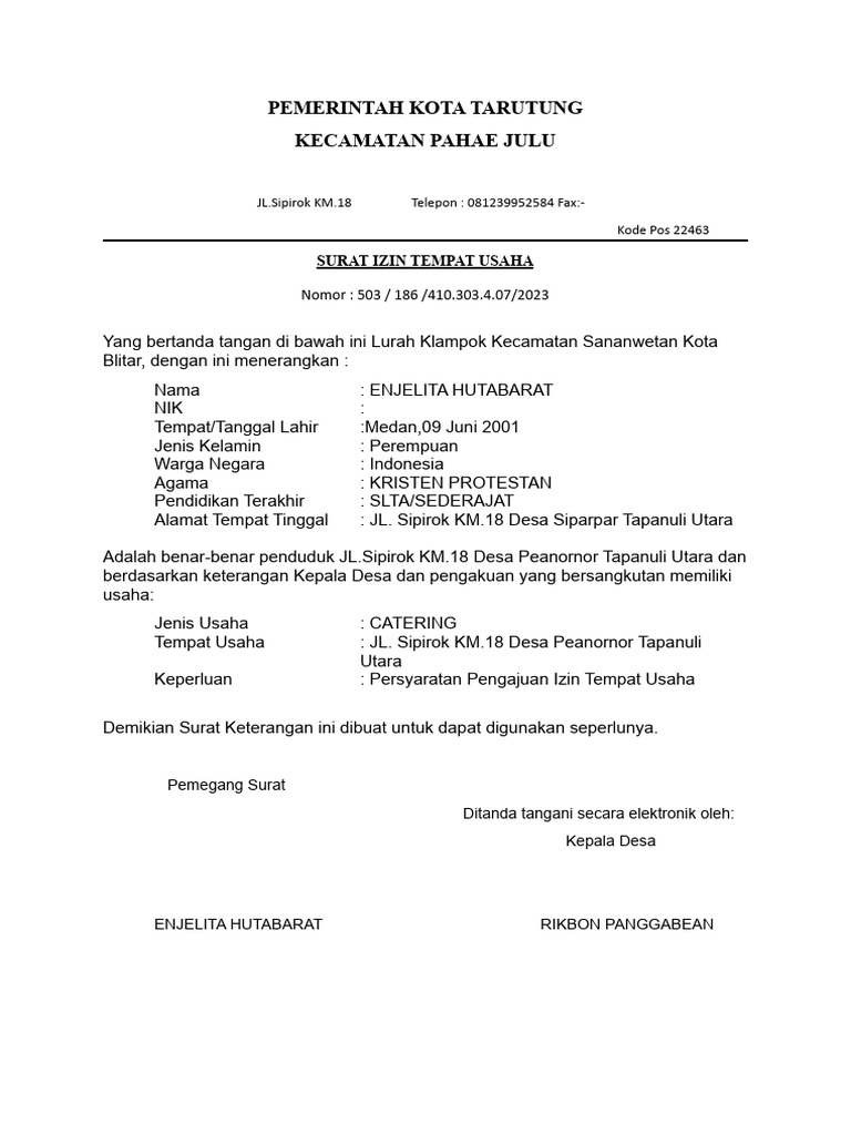 CONTOH SITU | PDF