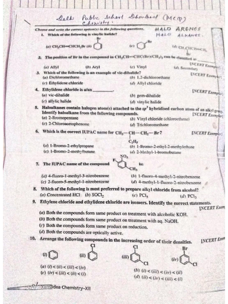 MCQ Type Questions From R-X and PH-X | PDF