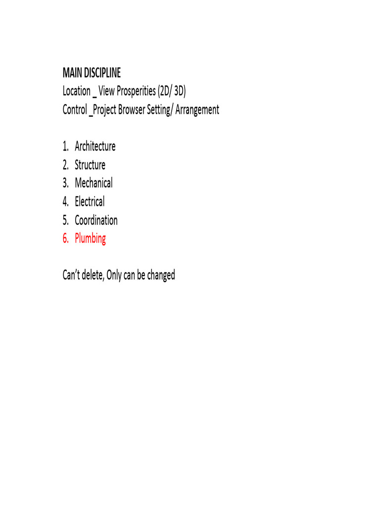 Revit Discipline | PDF | Technology & Engineering