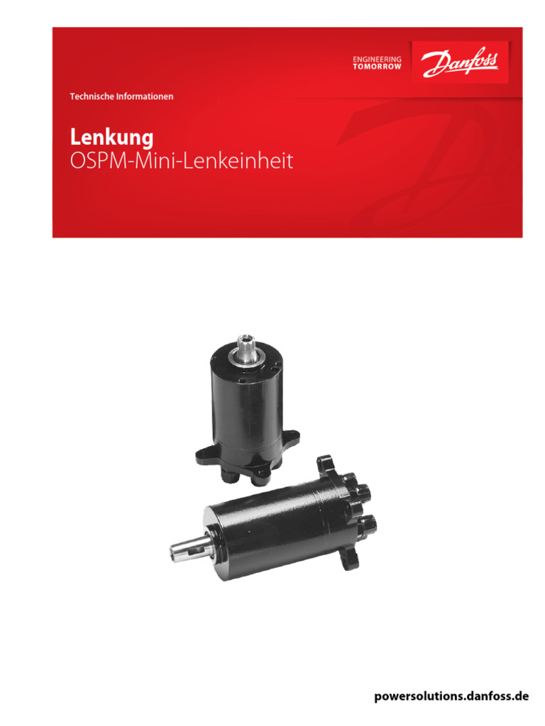 OSPM Mini Steering Unit Technical Information de-DE | PDF