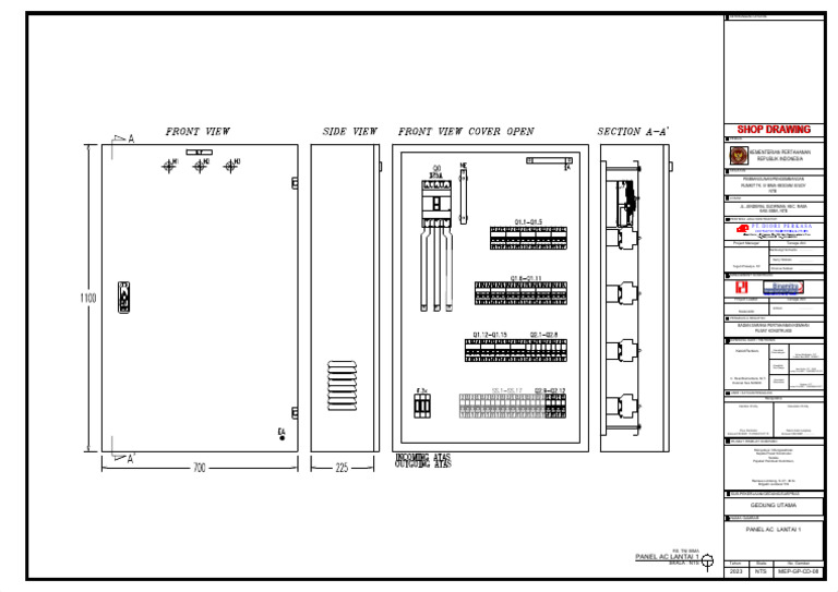 Panel LVMDP Rsad Bima-06 | PDF