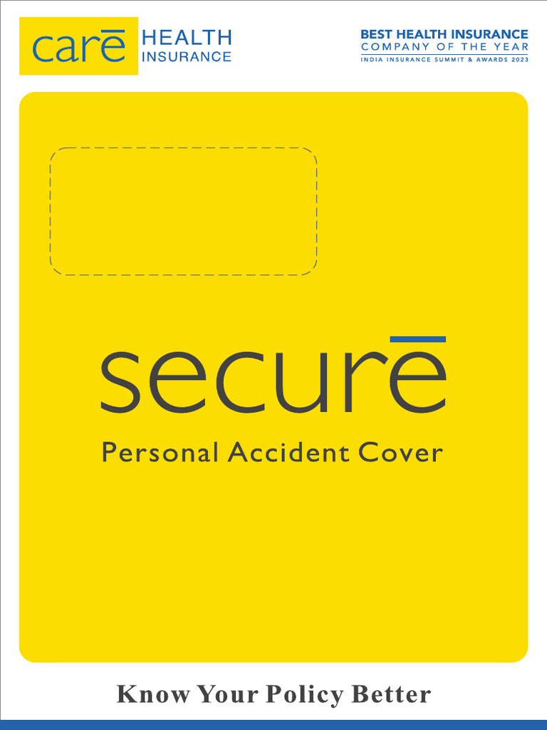 Care Secure | PDF | Intensive Care Unit | Insurance