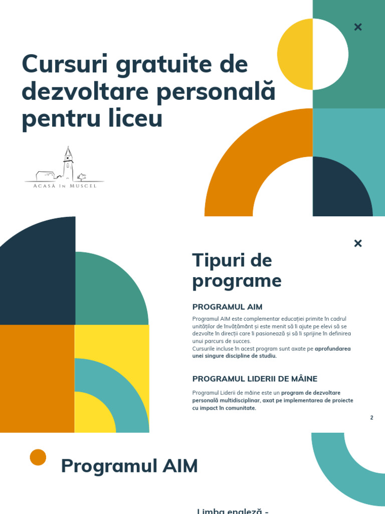 Cursuri Gratuite 2023 2024 Liceu | PDF