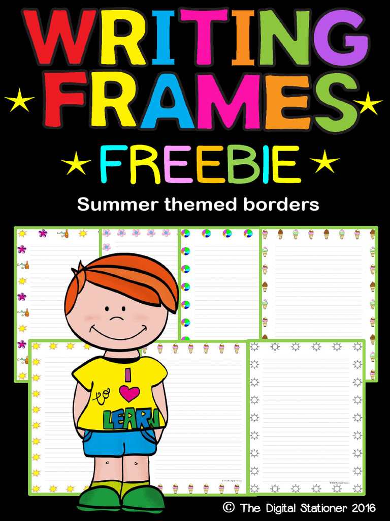 Writing Frames Freebie | PDF | Social Science