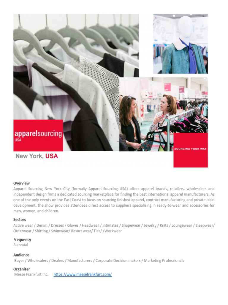 Apparel Sourcing Usa | PDF