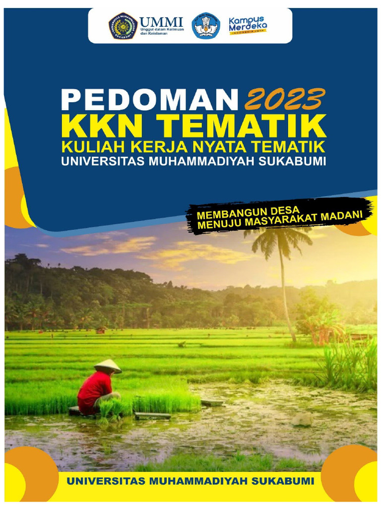 Buku Pedoman KKN Tematik 2023 | PDF