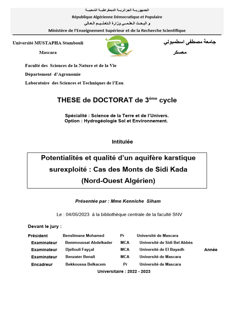 Page de Garde Affichage | PDF