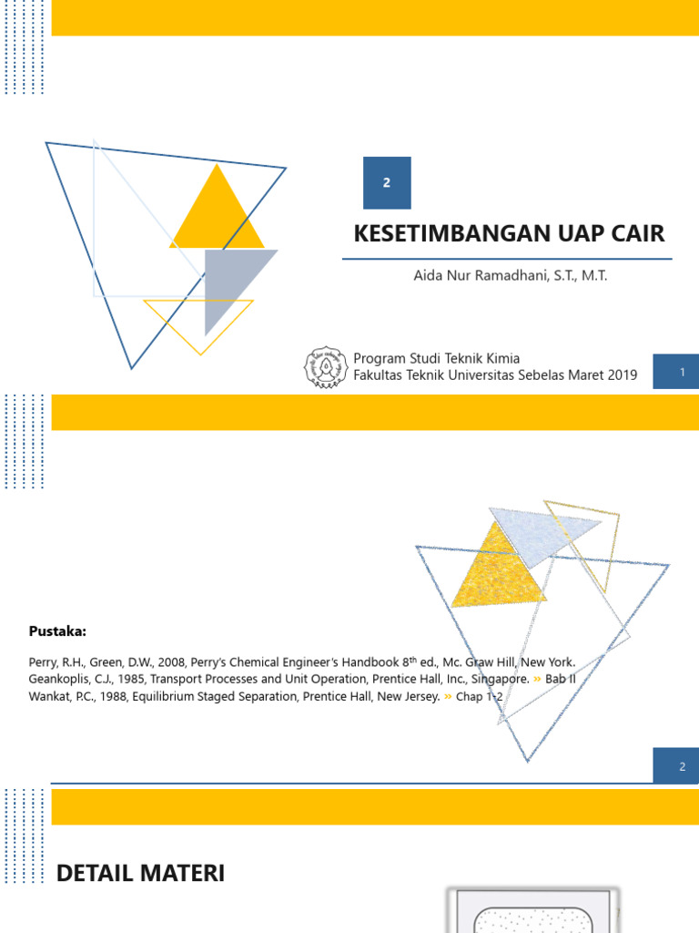 Bab 2 - Kesetimbangan Uap Cair | PDF