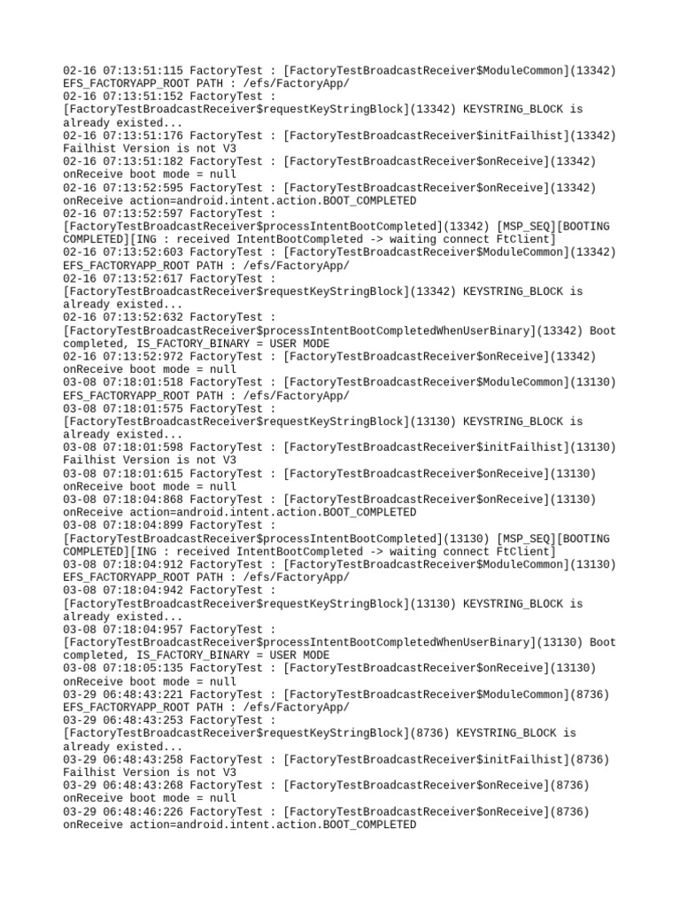 First Boot Log | PDF | Software | Computer Engineering