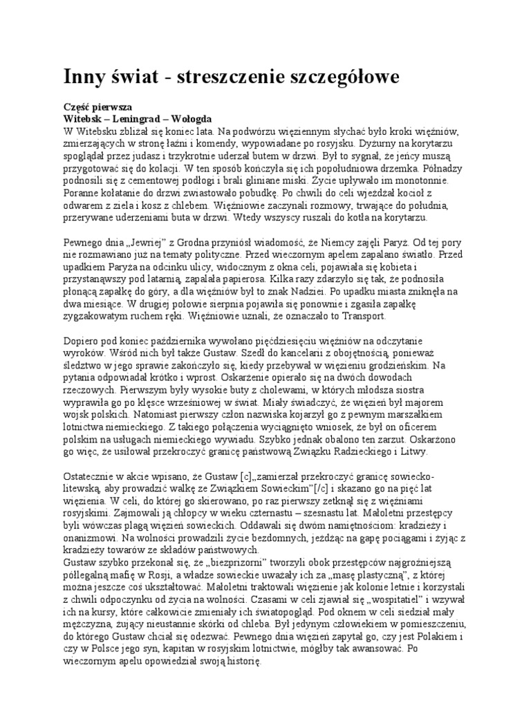 Inny Świat | PDF