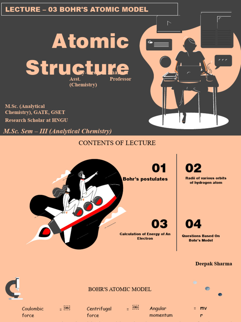 Lecture - 03 Atomic Structure | Download Free PDF | Electron | Atomic ...