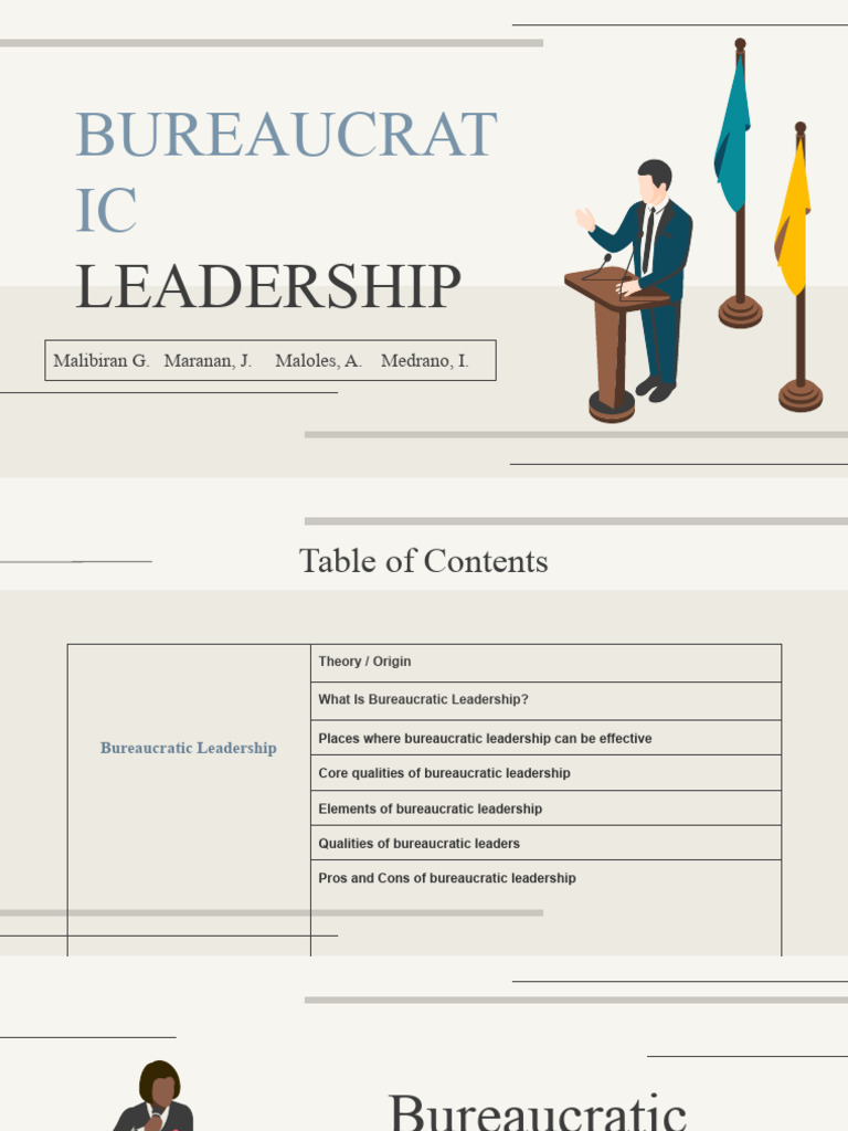 Understanding Bureaucratic Leadership | PDF | Leadership | Bureaucracy