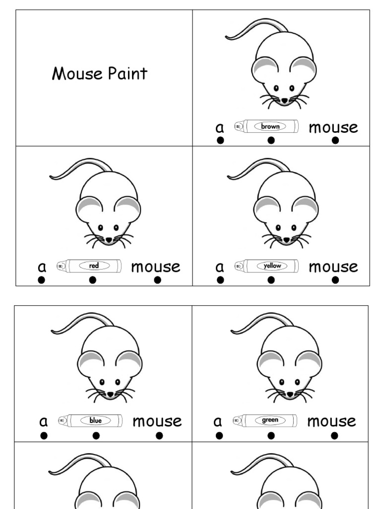Mouse Paint: A Repetitive Pattern | PDF