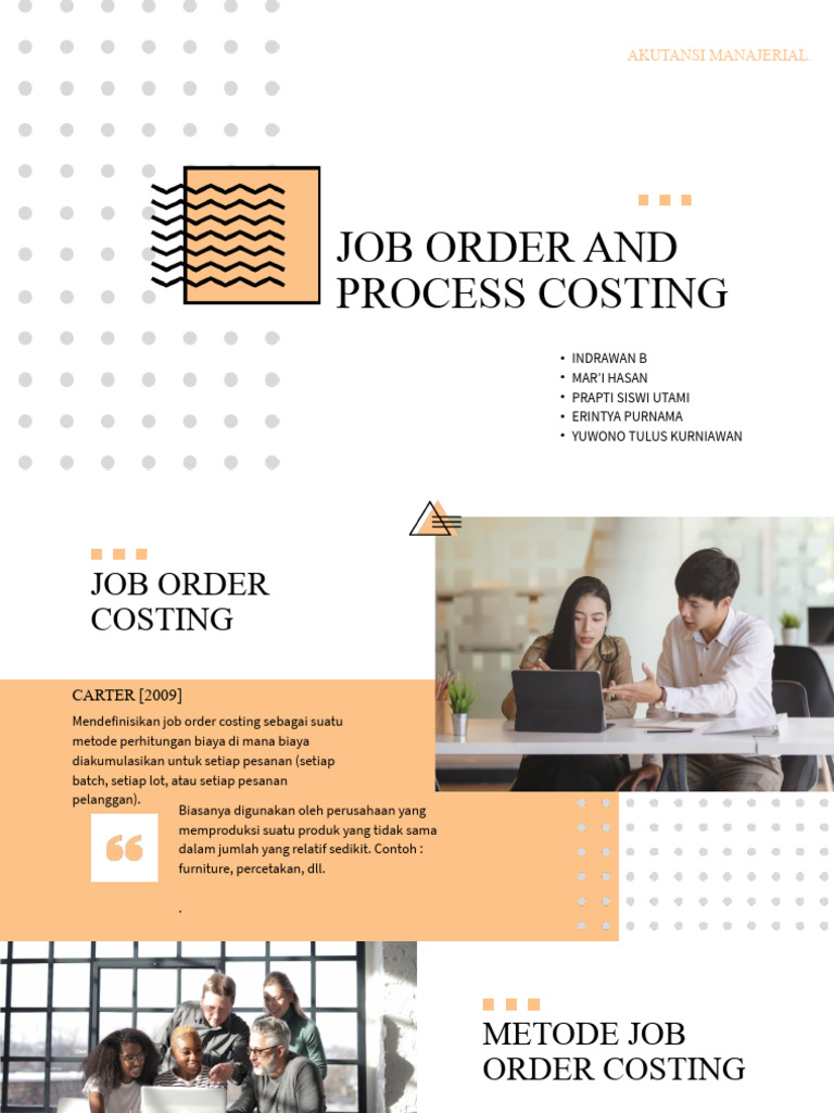 Job Order Costing and Process Costing-1 | PDF