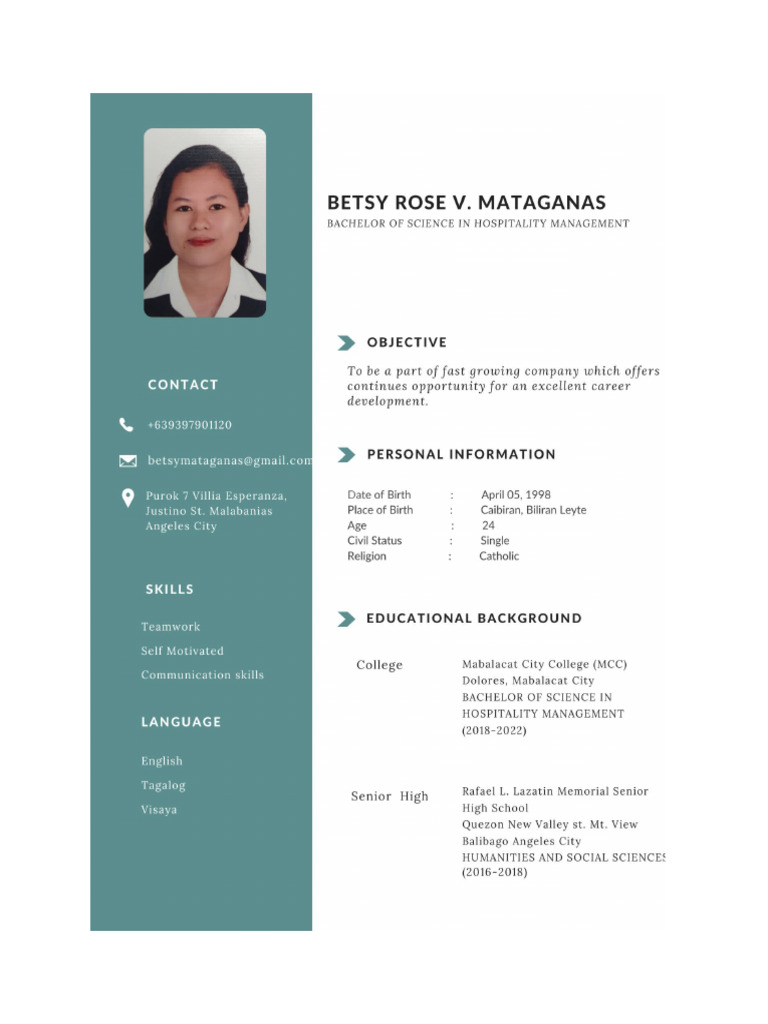 Rose Resume | PDF