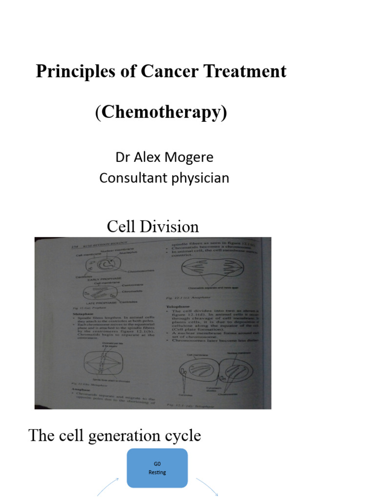 Principles of Cancer Treatment | PDF | Chemotherapy | Mitosis