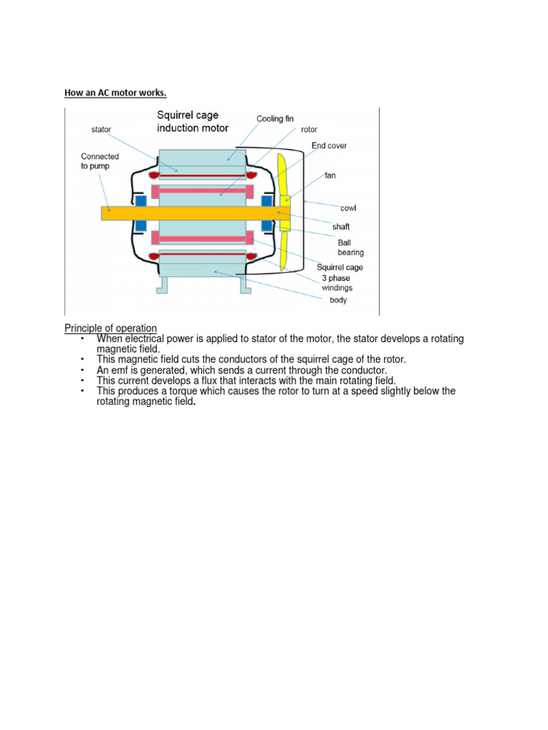 12-AC Motor | PDF