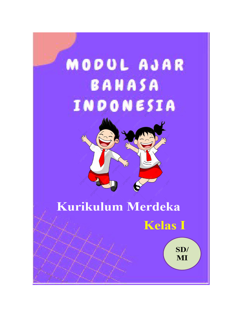 Cover Modul Ajar Kelas 1 Kurikulum Merdeka | PDF