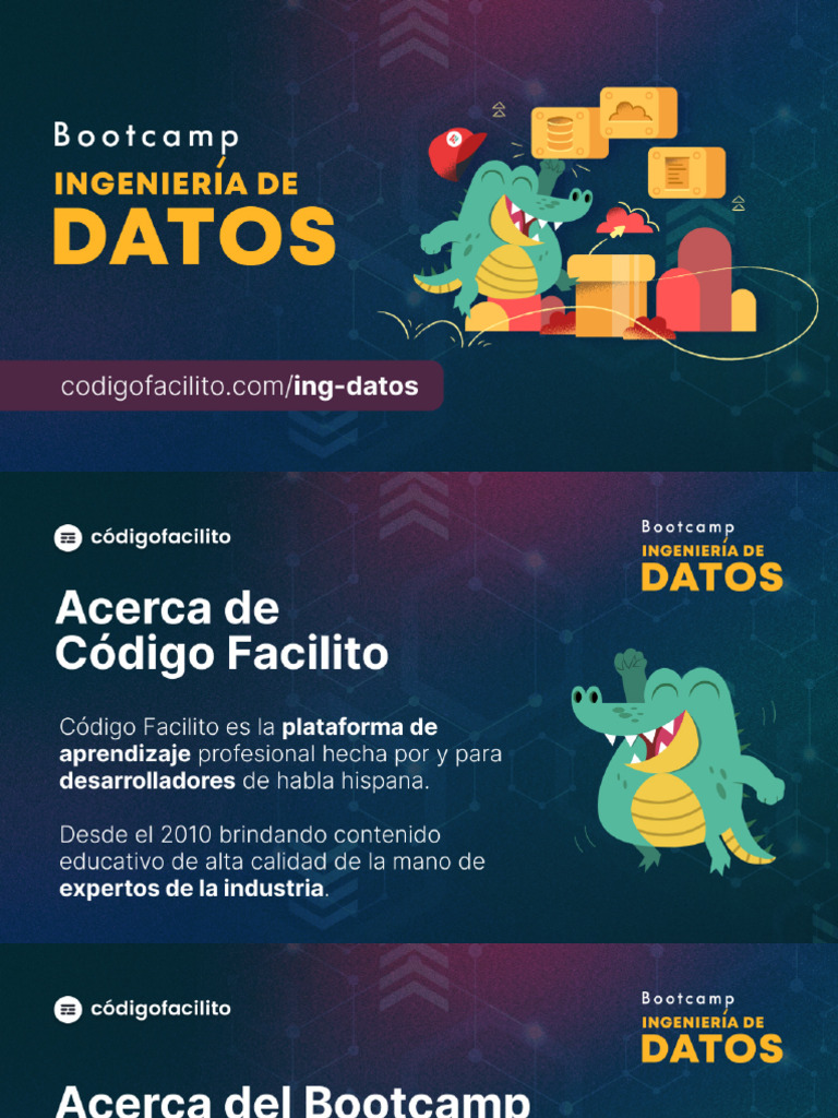 Bootcamp Ingenieria Datos | PDF