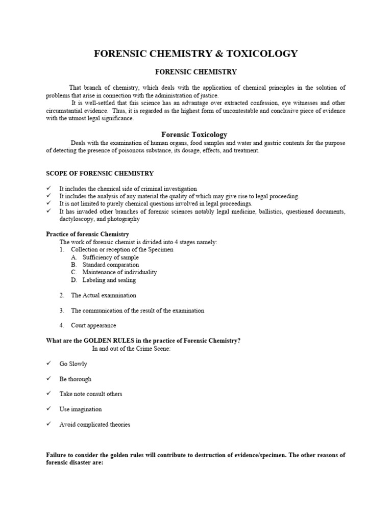 Forensic - Chem - and - Toxic - Pre - Lims 2 | PDF | Blood Type | Blood