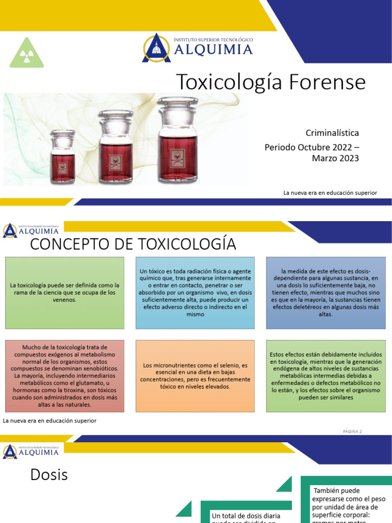 Toxicologia Forense | PDF | Toxicidad | Toxicología