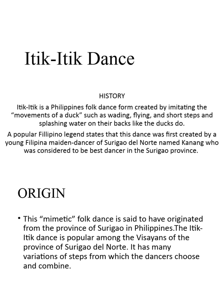 Itik Itik Dance | PDF