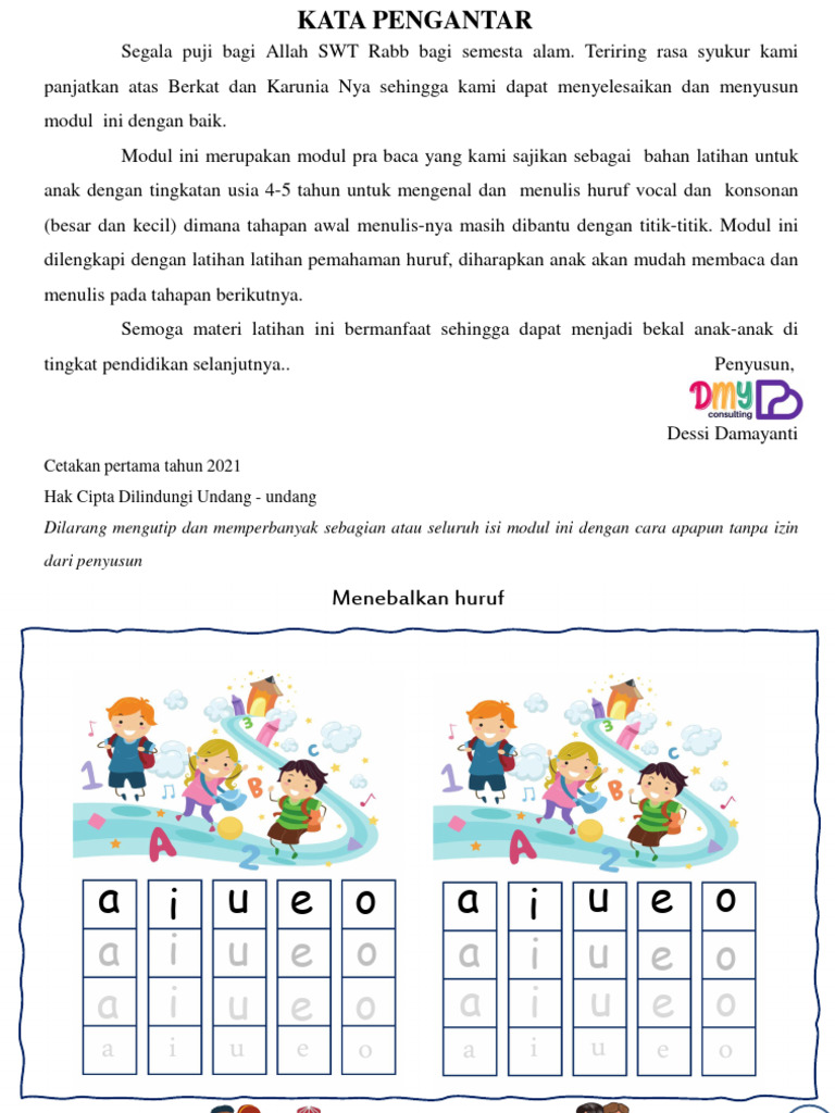 Level 1 - Modul Pra Baca | PDF