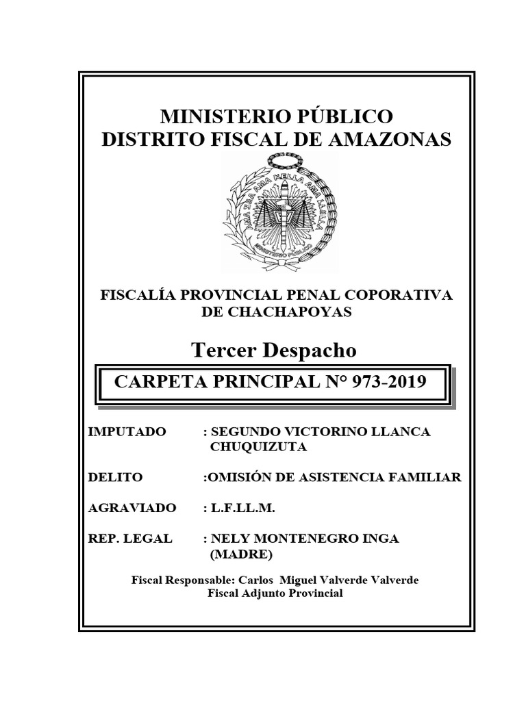 Caratula Caso 973-2019 - OAF | PDF